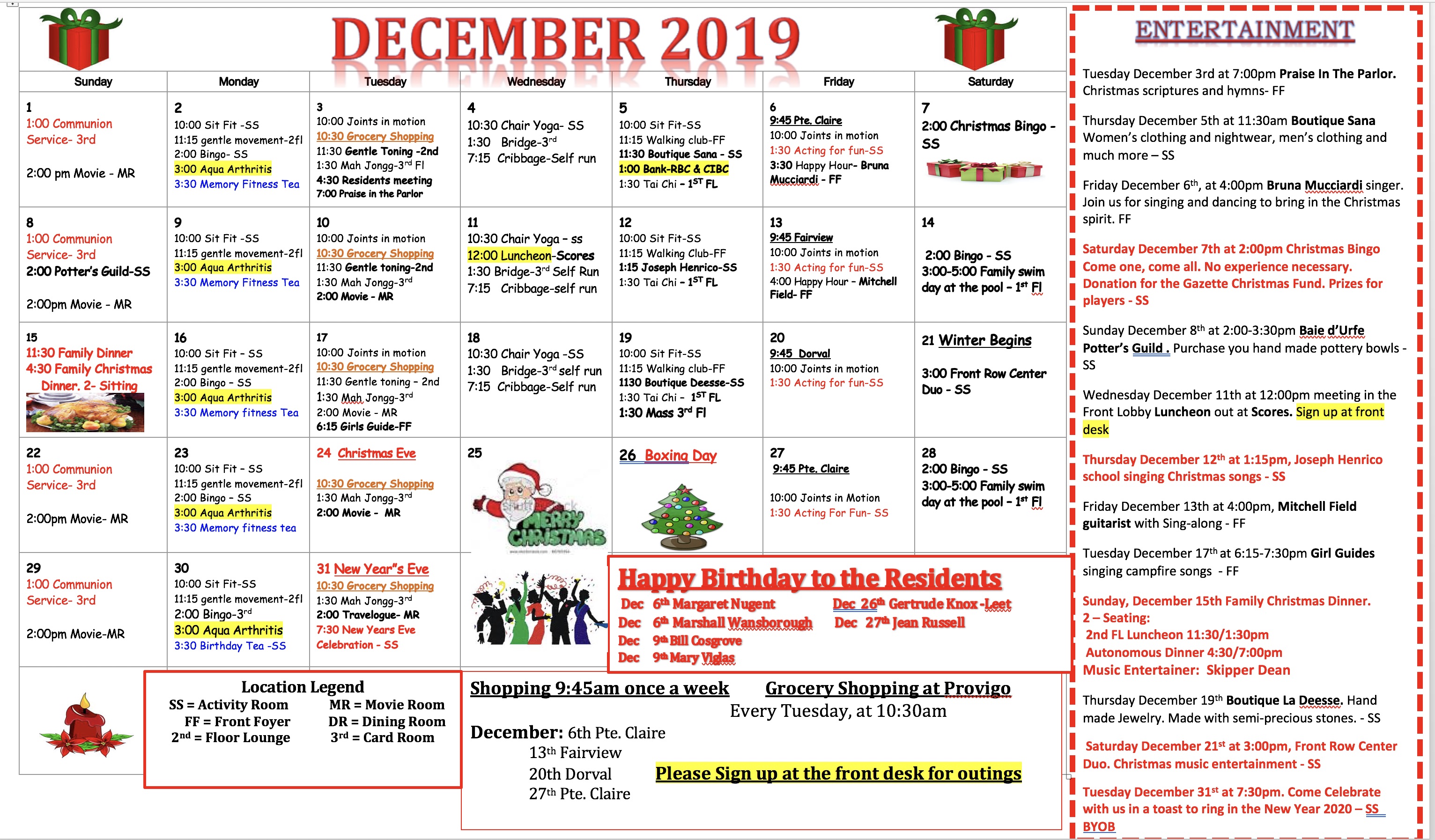 Events – Maxwell Residence